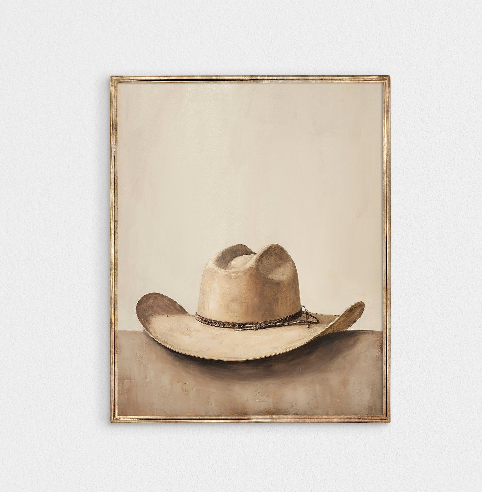 Cowgirl Hat Painting