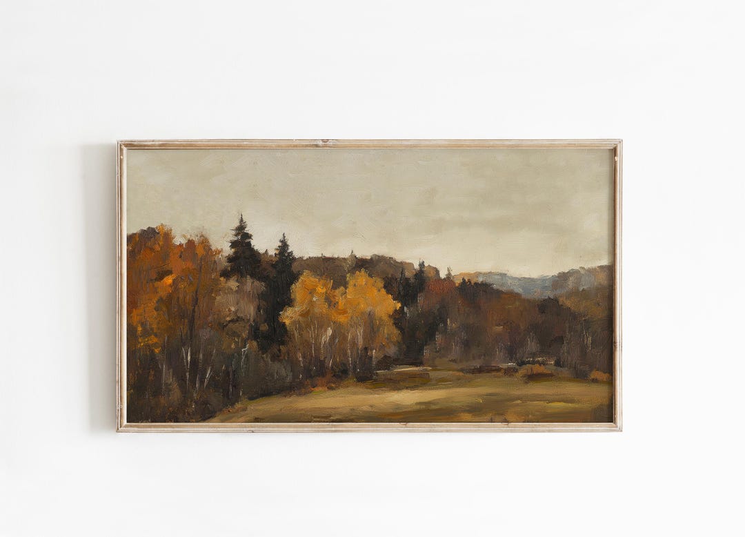 Frame Tv Art, Moody Landscape, March Frame Tv Art Moody - Etsy