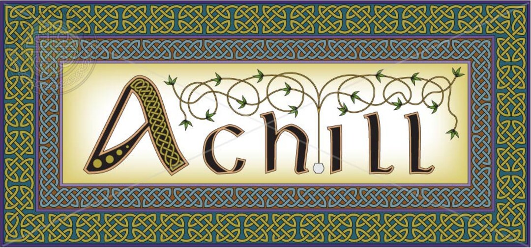 Art Print of Achill Island, Ireland - Irish Wall Decor Intricately ...