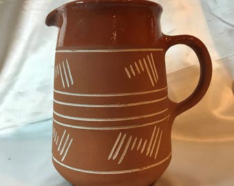 Red clay pottery | Etsy