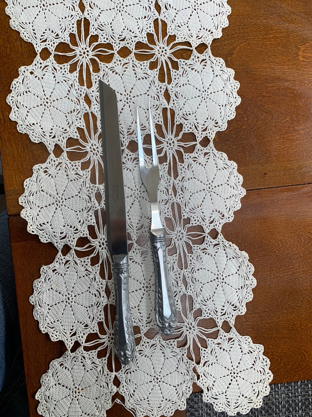 QUIKUT Stainless Steel Ornate Large Serving Knife and - Etsy