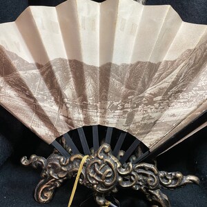 Antique Paper Advertisement Souvenir Hand Fan the Hong Kong - Etsy