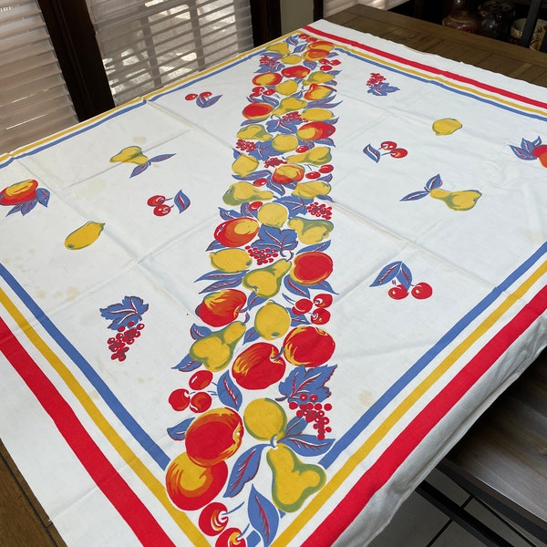 Fruit Tablecloth - Etsy