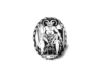 Devil ring | Etsy