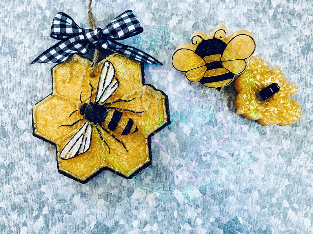 Bee Hive Car Freshie Freshener With Option to Add Bee Vent Clips ...