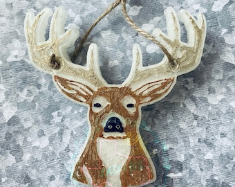 Hand Drawn by ME Aztec Deer Skull Mold for Car Freshies Car - Etsy