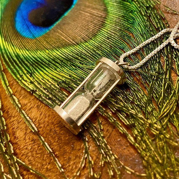 Hourglass Necklace - Etsy