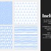 Hyacinth Blue Pastel Digital Paper, Printable Paper, Pastel Patterns ...
