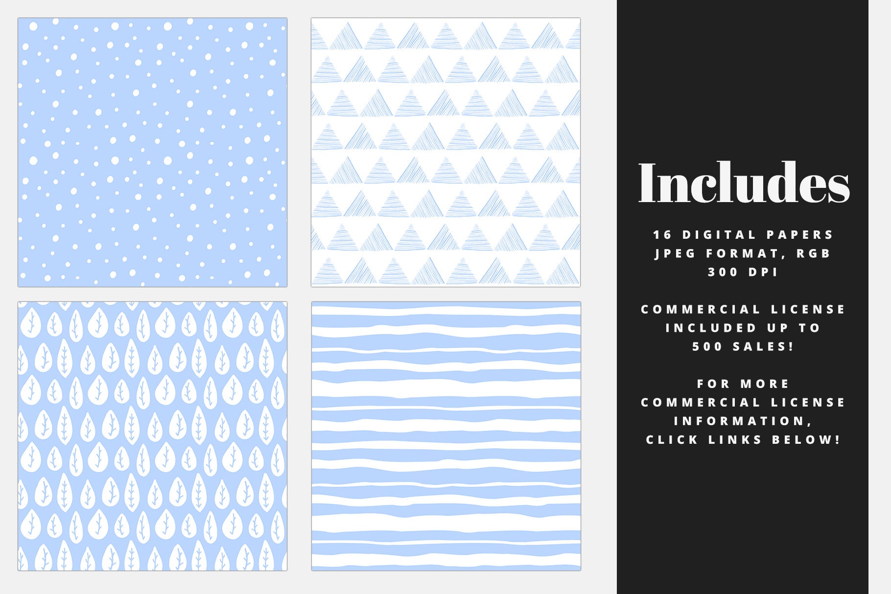 Hyacinth Blue Pastel Digital Paper Printable Paper Pastel - Etsy