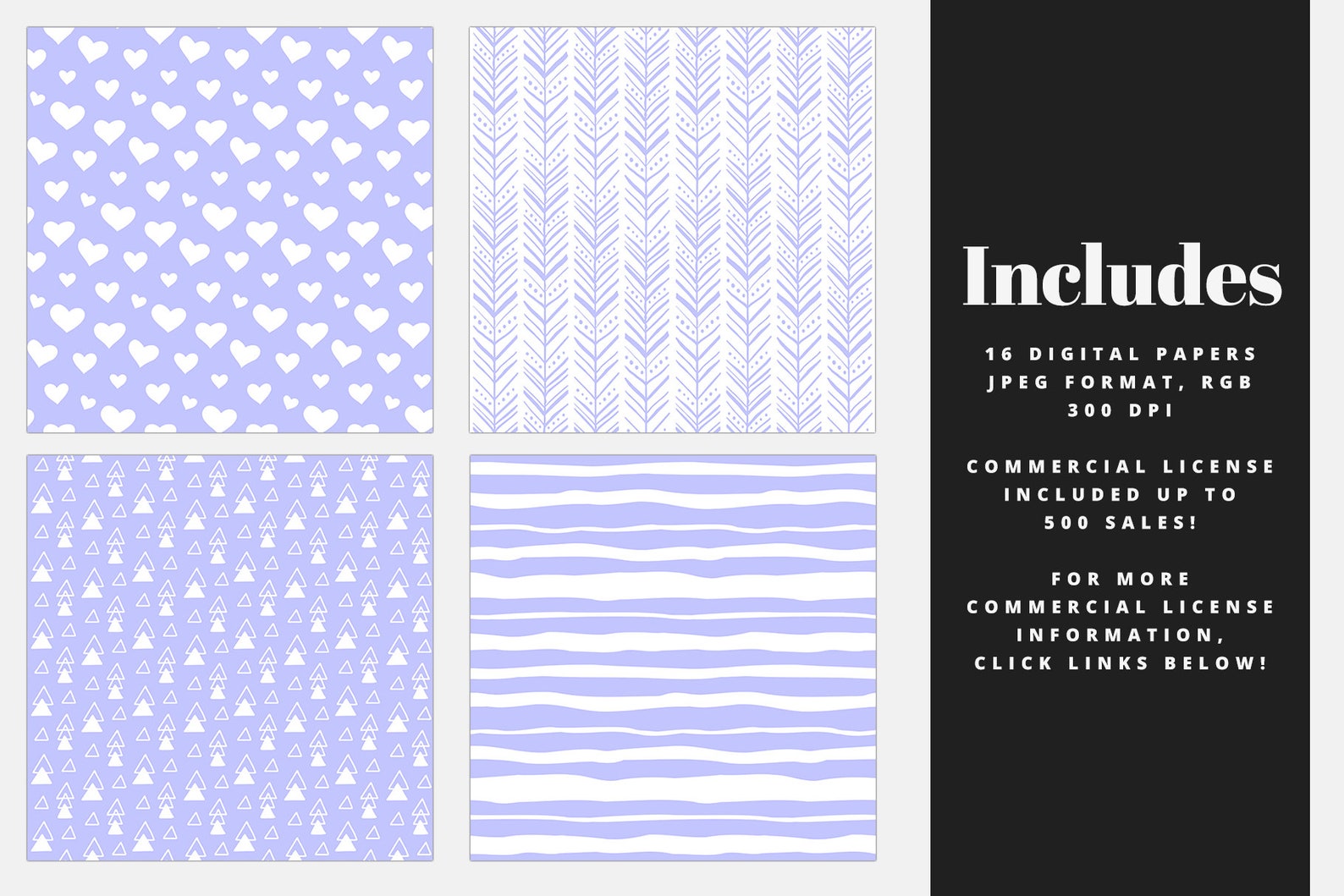 Periwinkle Pastel Digital Paper Printable Paper Pastel | Etsy