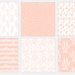 Peach Pastel Digital Paper, Printable Paper, Pastel Patterns, Instant ...