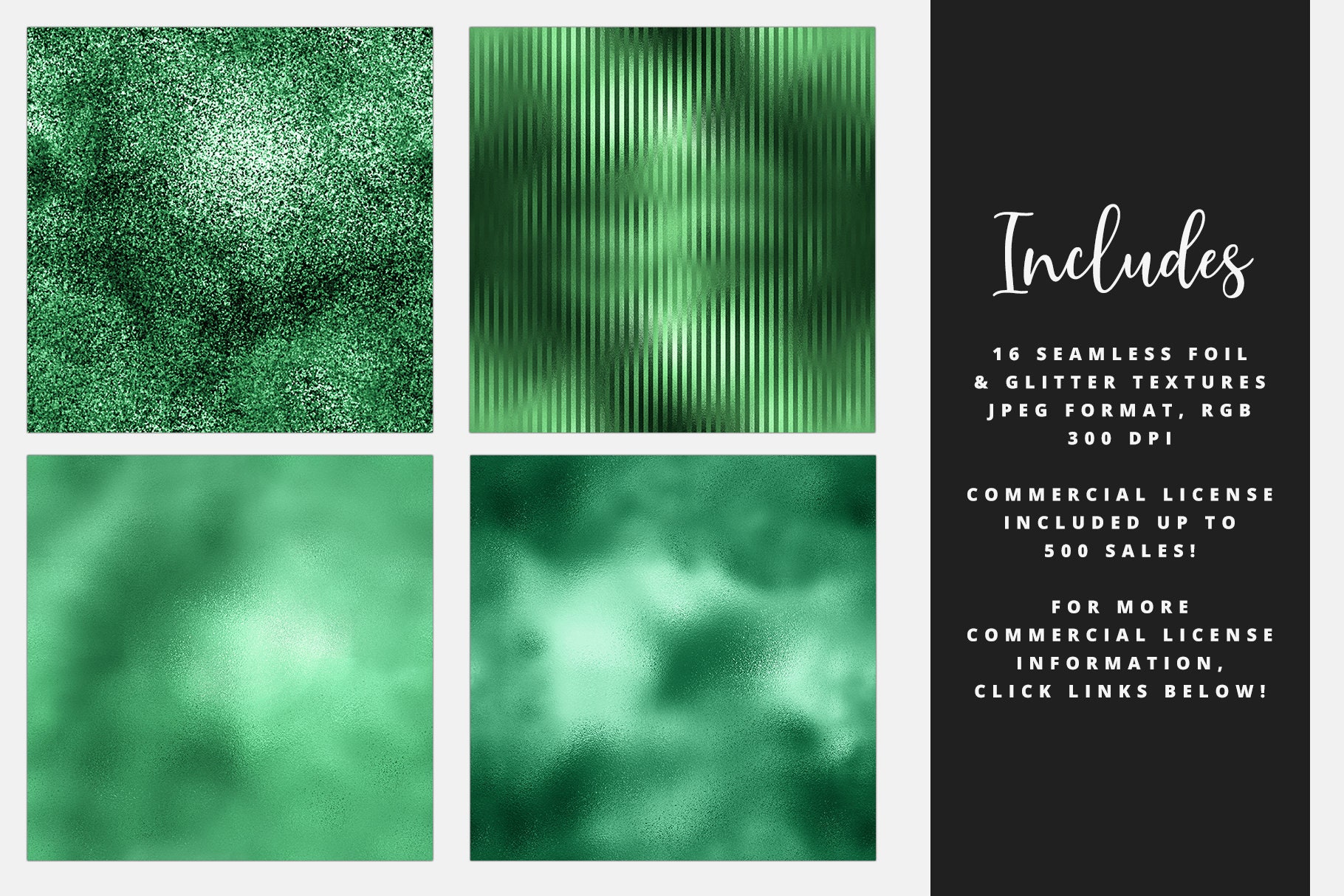 Emerald Foil Digital Paper Seamless Green Foil Textures - Etsy
