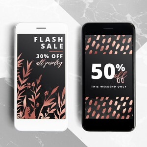 Black and Rose Gold Foil Watercolor Digital Paper, Watercolor Textures ...