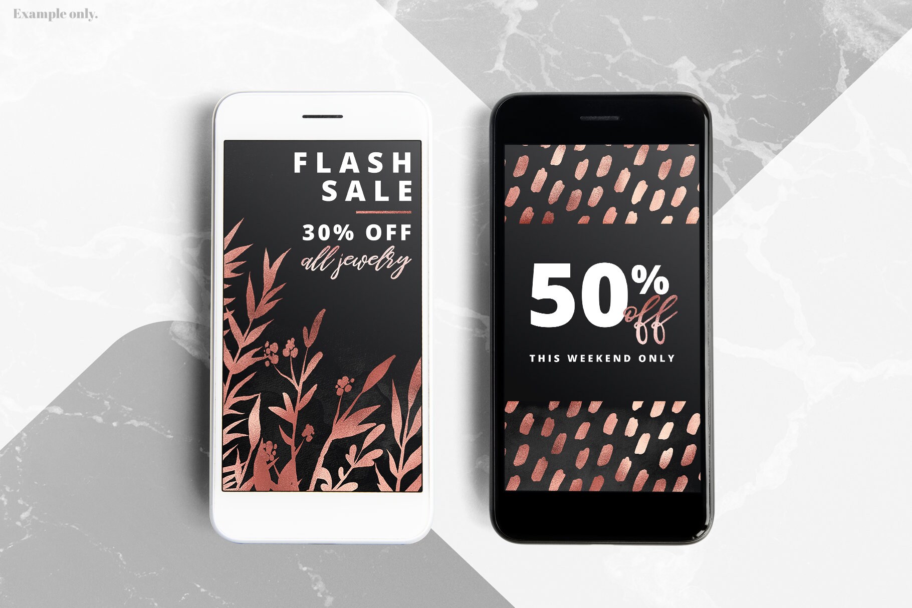 Black and Rose Gold Foil Watercolor Digital Paper Watercolor - Etsy