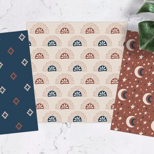 Cozy Magic Digital Paper Set, Seamless Textures, Esoteric Patterns ...