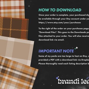 Fall Flannel Digital Paper, Plaid Seamless Textures, Fall Plaid ...
