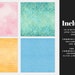 Pastel Foil Digital Paper, Seamless Textures, Rainbow, Digital Metallic ...
