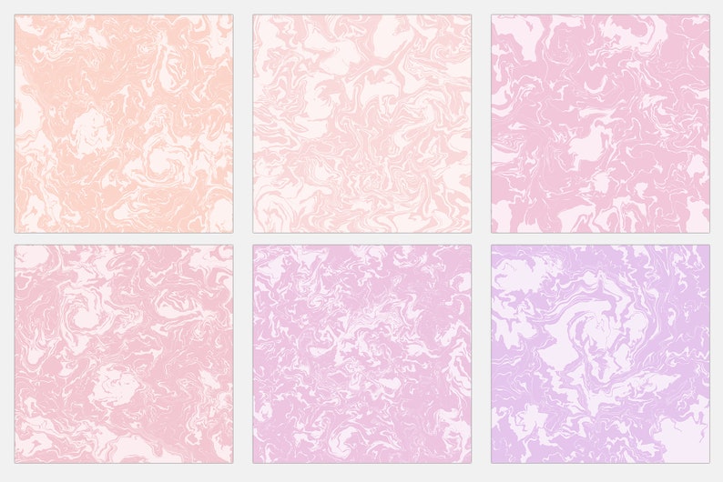 Pastel Marble Digital Paper, Marble Textures, Marble Backgrounds ...