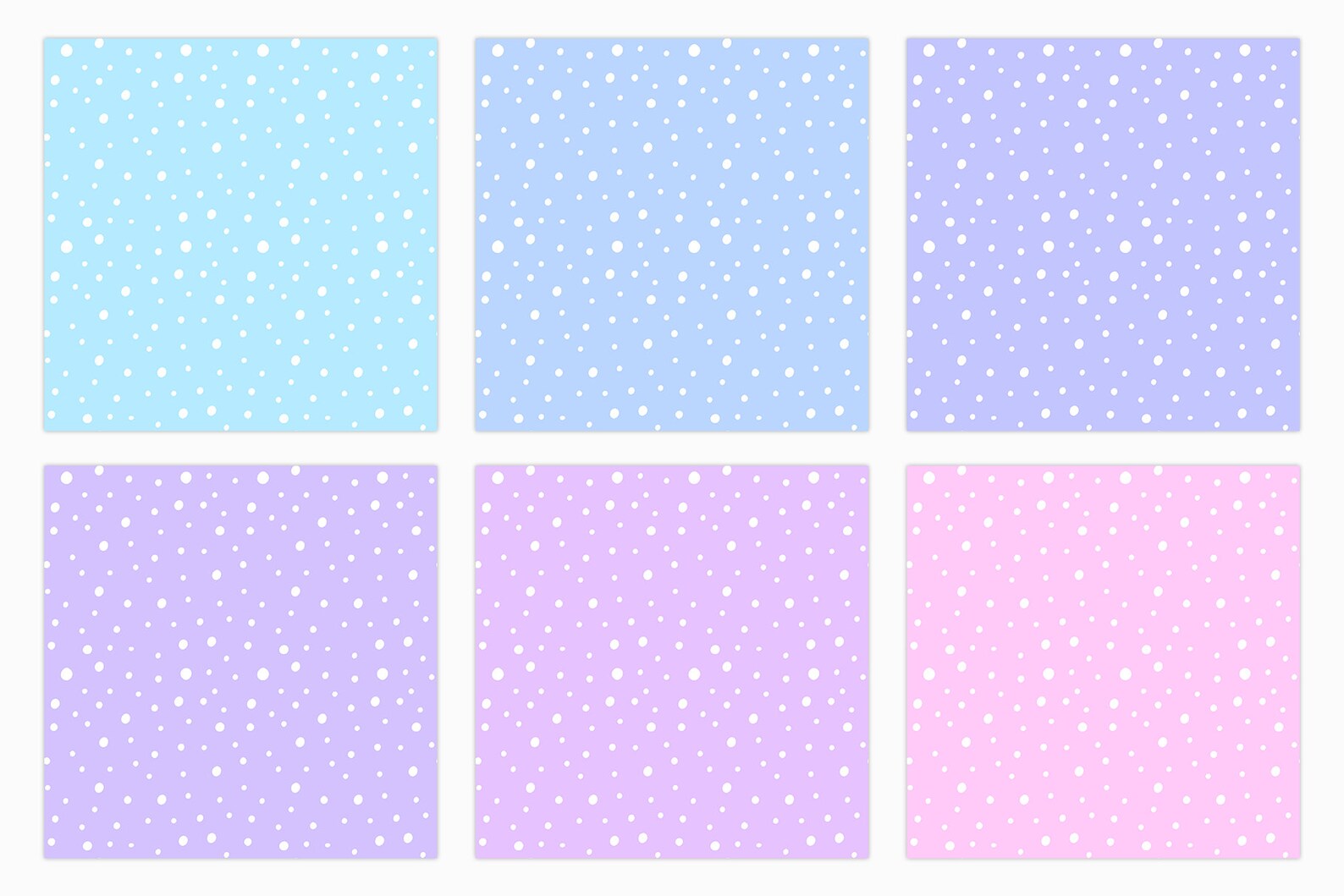 Pastel Confetti Digital Paper Polka Dot printable Paper | Etsy