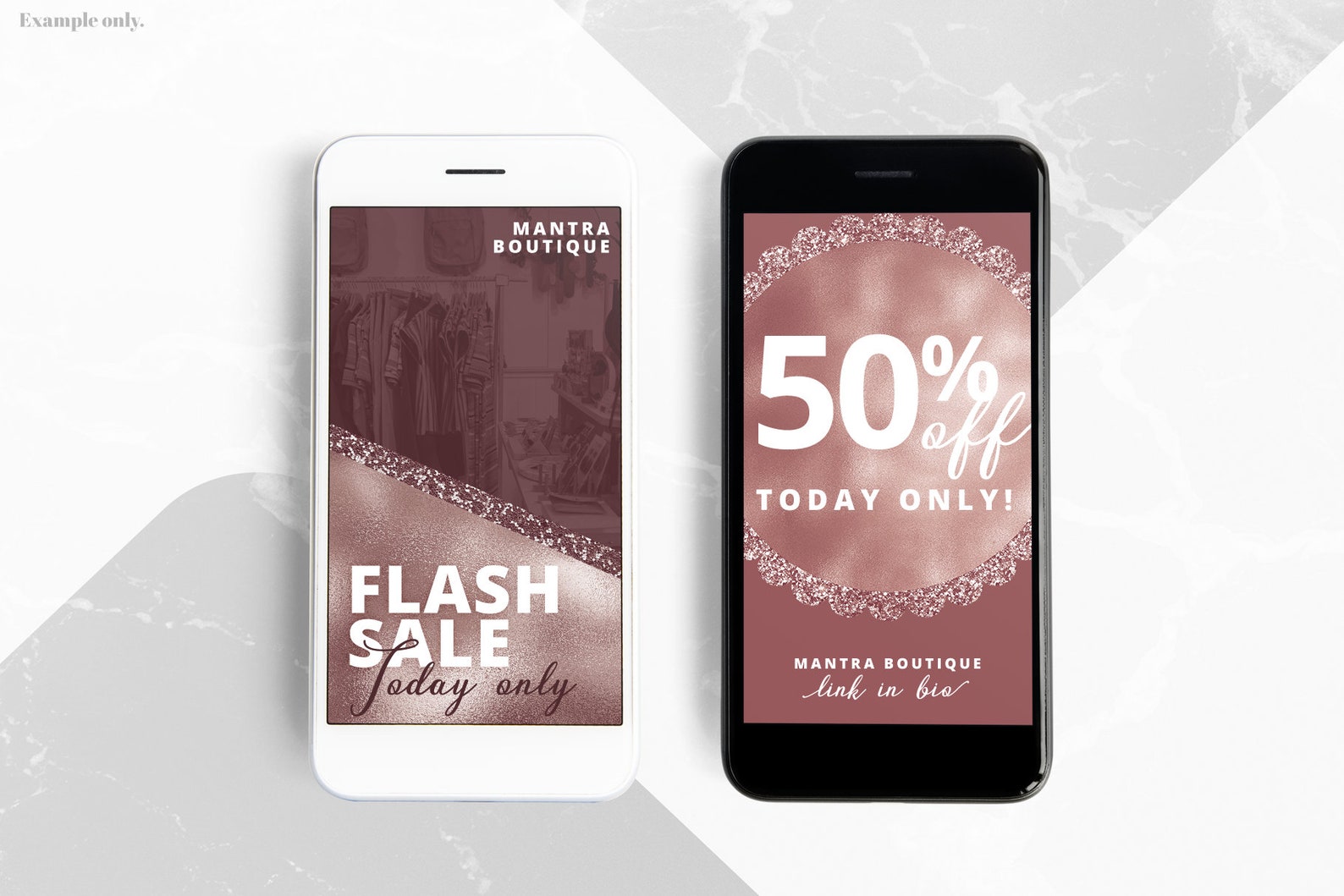 Rose Gold Foil Label Frames Label Frame Clip Art Rose Gold | Etsy