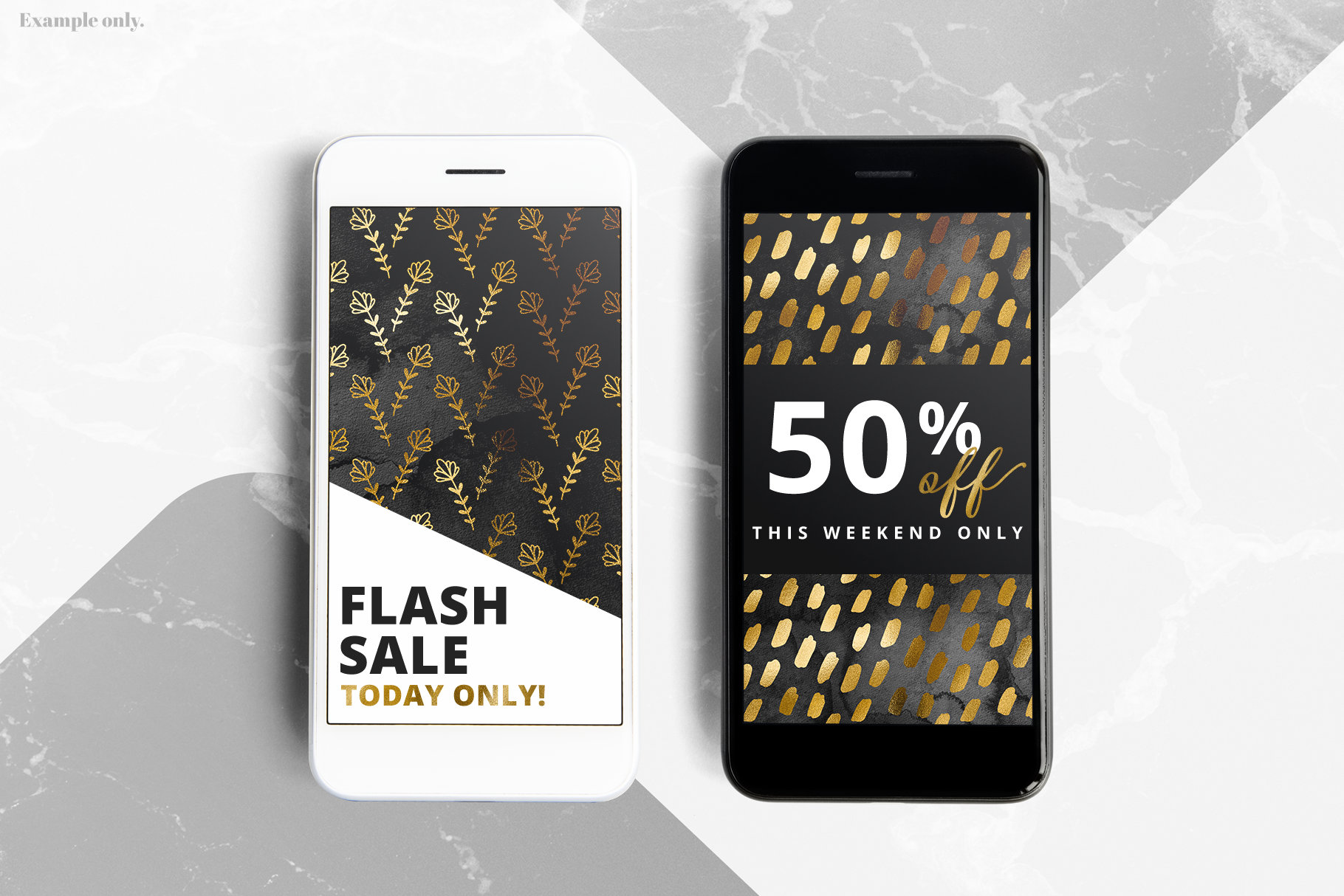 Black and Gold Foil Watercolor Digital Paper Watercolor | Etsy