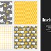 Yellow Nursery Digital Paper Set, Seamless Textures, Baby Patterns ...