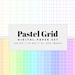 Pastel Grid Digital Paper Grid Patterns Square Backgrounds - Etsy