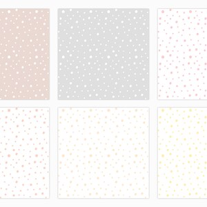 Pastel Confetti Digital Paper, Polka Dot ,printable Paper, Pastel ...