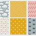 Nursery Digital Paper Set Seamless Textures Baby Patterns - Etsy