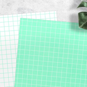 Pastel Grid Digital Paper, Grid Patterns, Square Backgrounds, Trendy ...