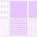 Lilac Purple Pastel Digital Paper, Printable Paper, Pastel Patterns ...