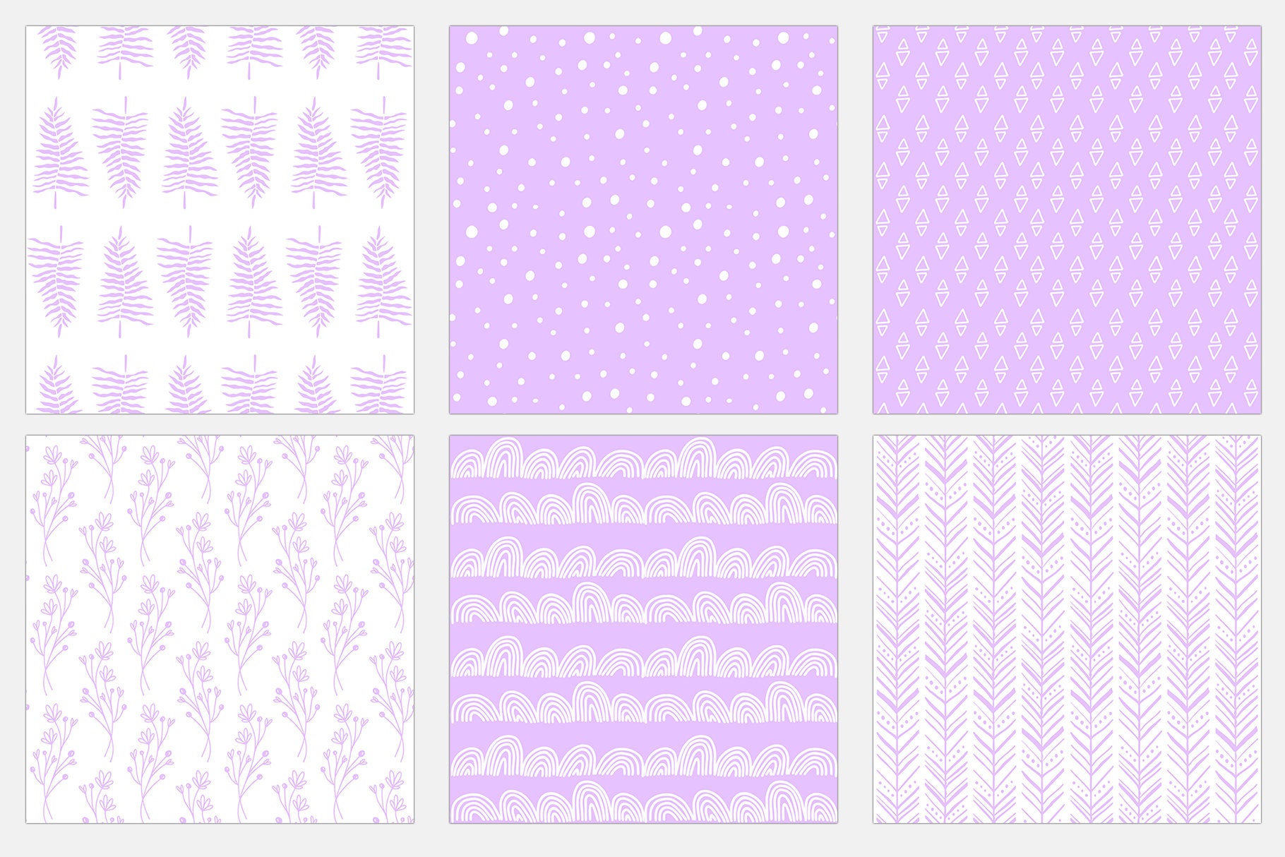 Lilac Purple Pastel Digital Paper Printable Paper Pastel - Etsy