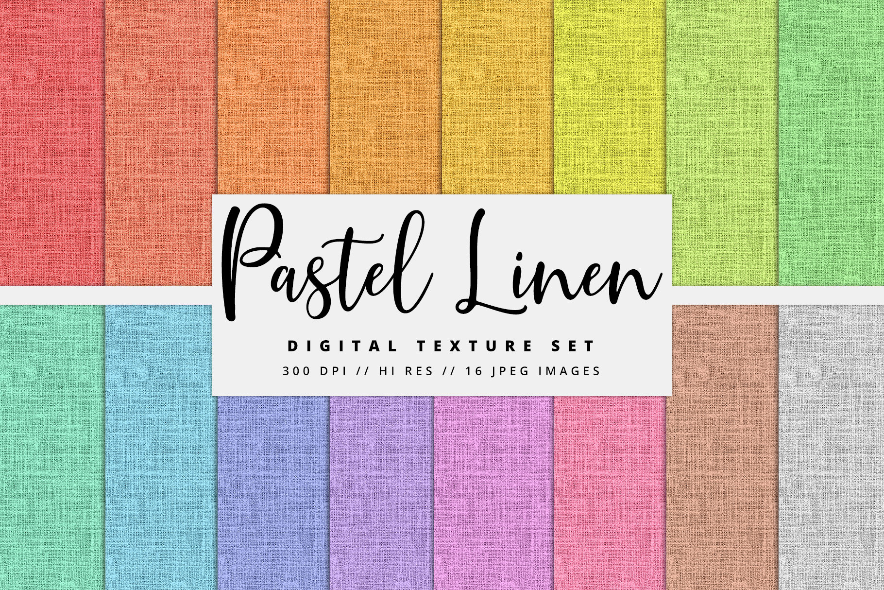 Pastel Linen Textures Linen Digital Paper Burlap Textures | Etsy