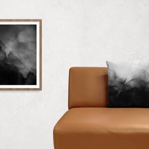 Black Watercolor Digital Paper, Watercolor Textures, Watercolor ...