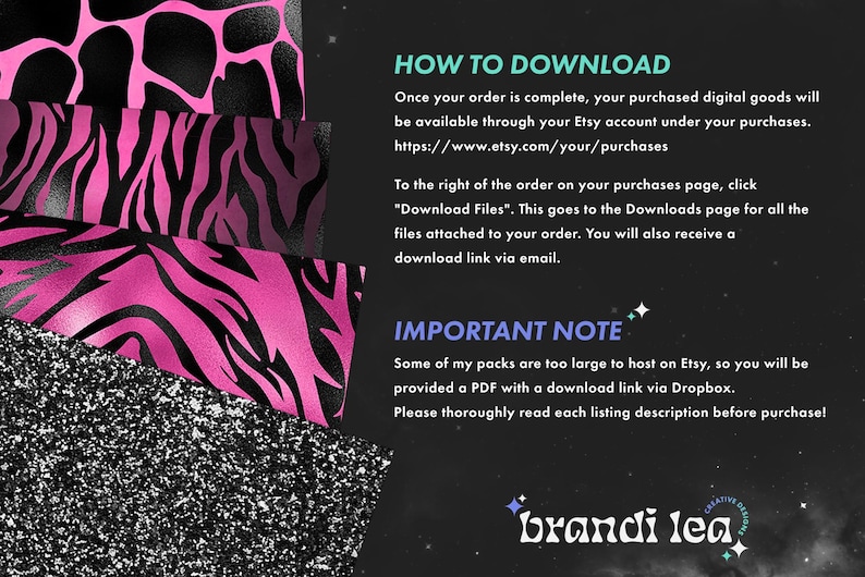 Black & Pink Animal Print Digital Paper, Animal Patterns, Safari ...