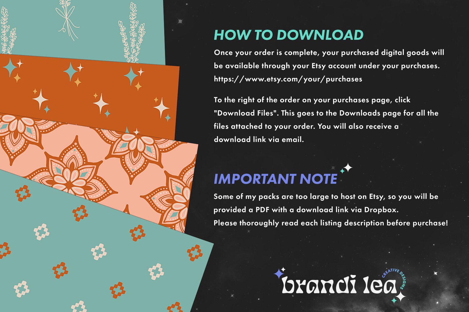 Vintage Digital Paper Set, Retro Seamless Textures, Floral Patterns ...