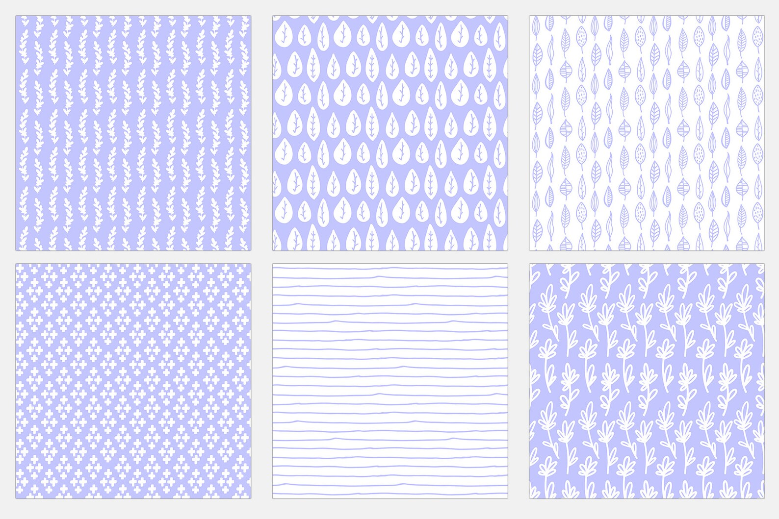 Periwinkle Pastel Digital Paper Printable Paper Pastel | Etsy