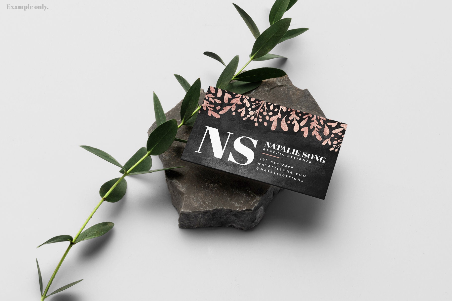 Black and Rose Gold Foil Watercolor Digital Paper Watercolor - Etsy