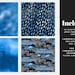 Black & Blue Foil Digital Paper, Seamless Textures, Scrapbook and ...