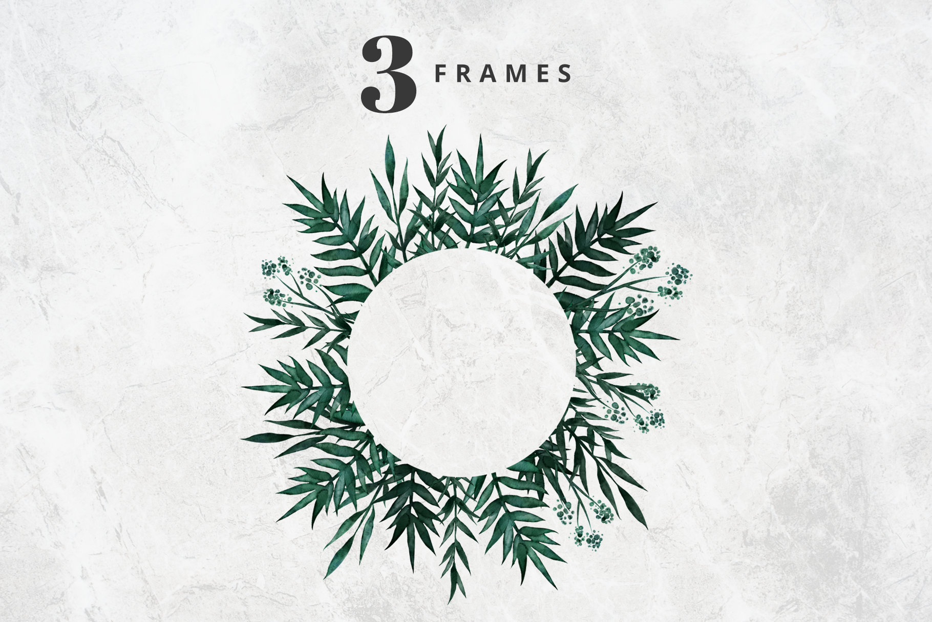 Watercolor Green Leaves Clip Art, Botanical Leaves Illustrations ...