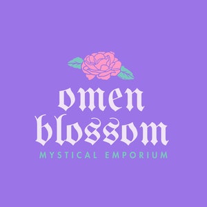 DIY Canva Logo Template - Floral Skull Editable Logo - Colorful Pastel ...