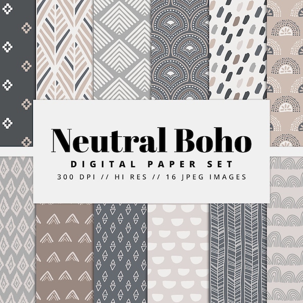 Digital Paper Set - Etsy