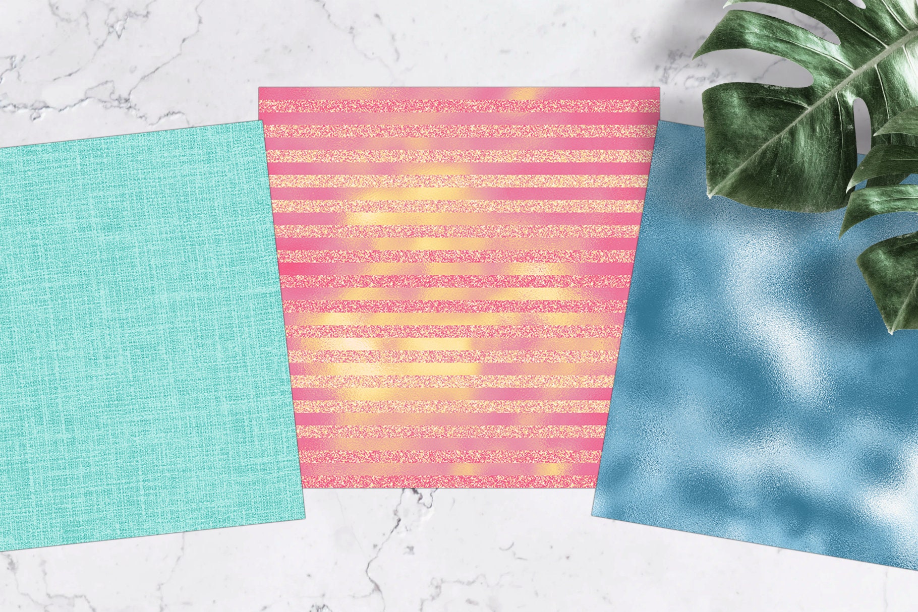 Pastel Foil Digital Paper Seamless Textures Rainbow Digital | Etsy