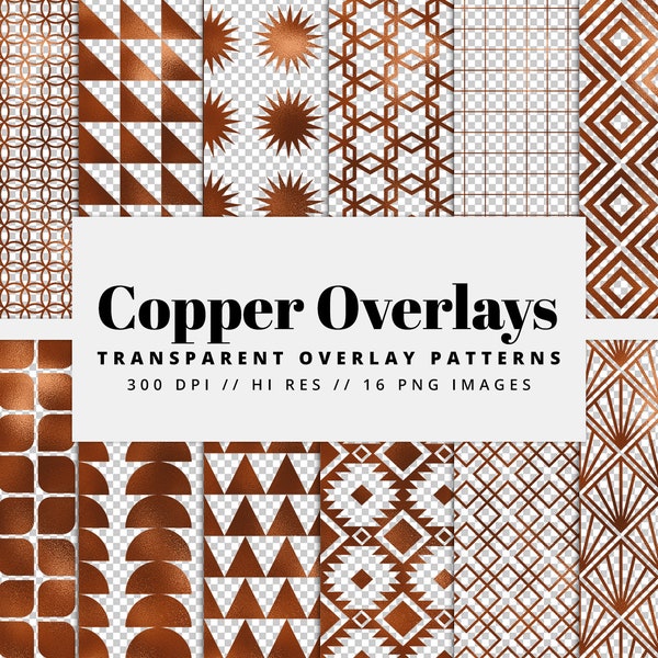 Copper Foil Overlay Patterns - Etsy
