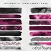 Pink and Black Brush Strokes Clipart, Paint Strokes, PNG, Gold Foil ...