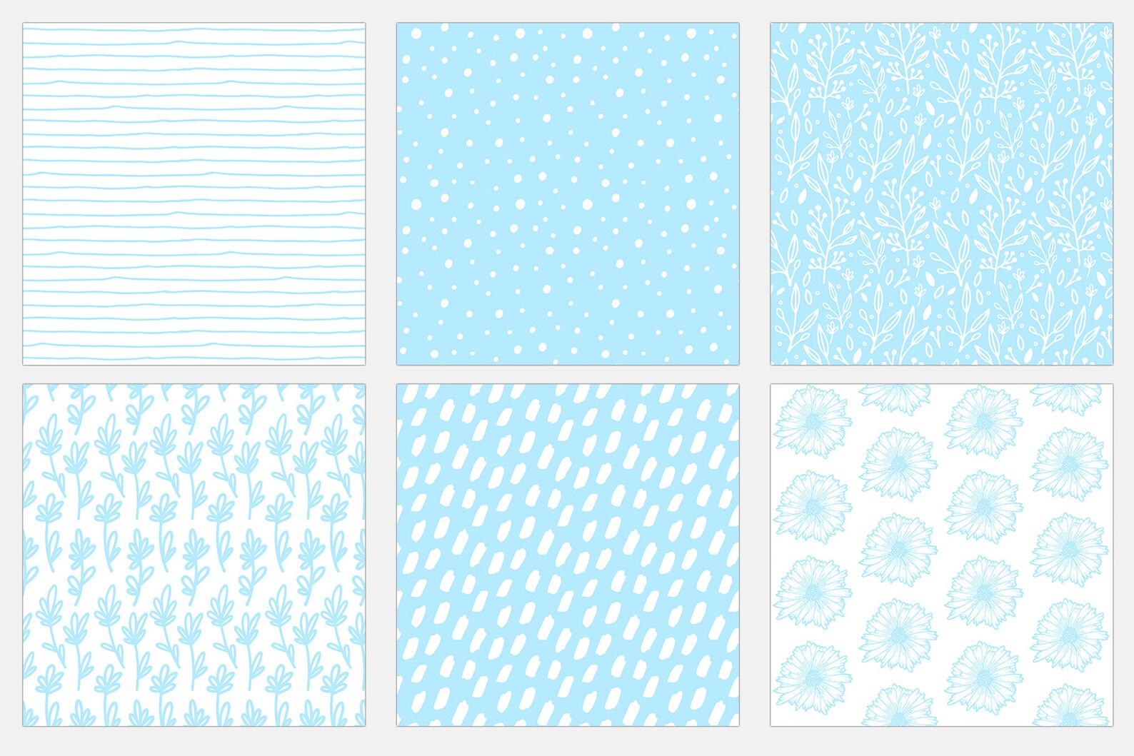 Sky Blue Pastel Digital Paper Printable Paper Pastel | Etsy