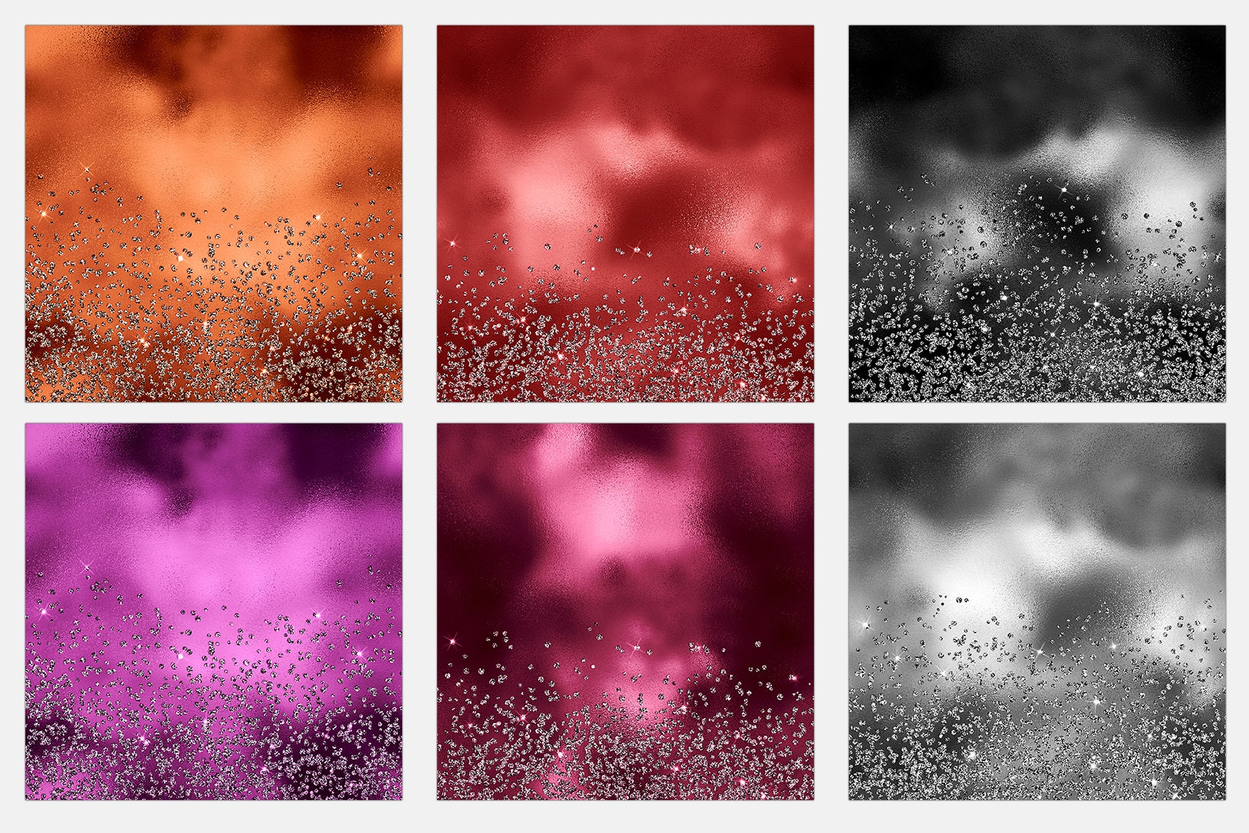 Foil Glitter Digital Paper Foil Textures Digital Metallic - Etsy