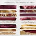 Wine and Gold Brush Strokes Clipart, Paint Strokes, PNG, Gold Foil ...