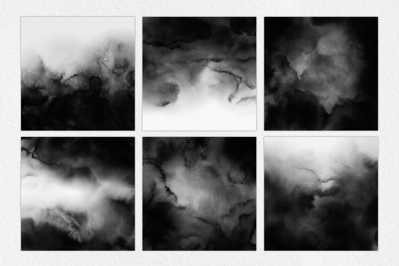 Black Watercolor Digital Paper Watercolor Textures | Etsy