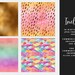 Rainbow Gold Digital Paper, Seamless Patterns, Pastel Digital Paper ...